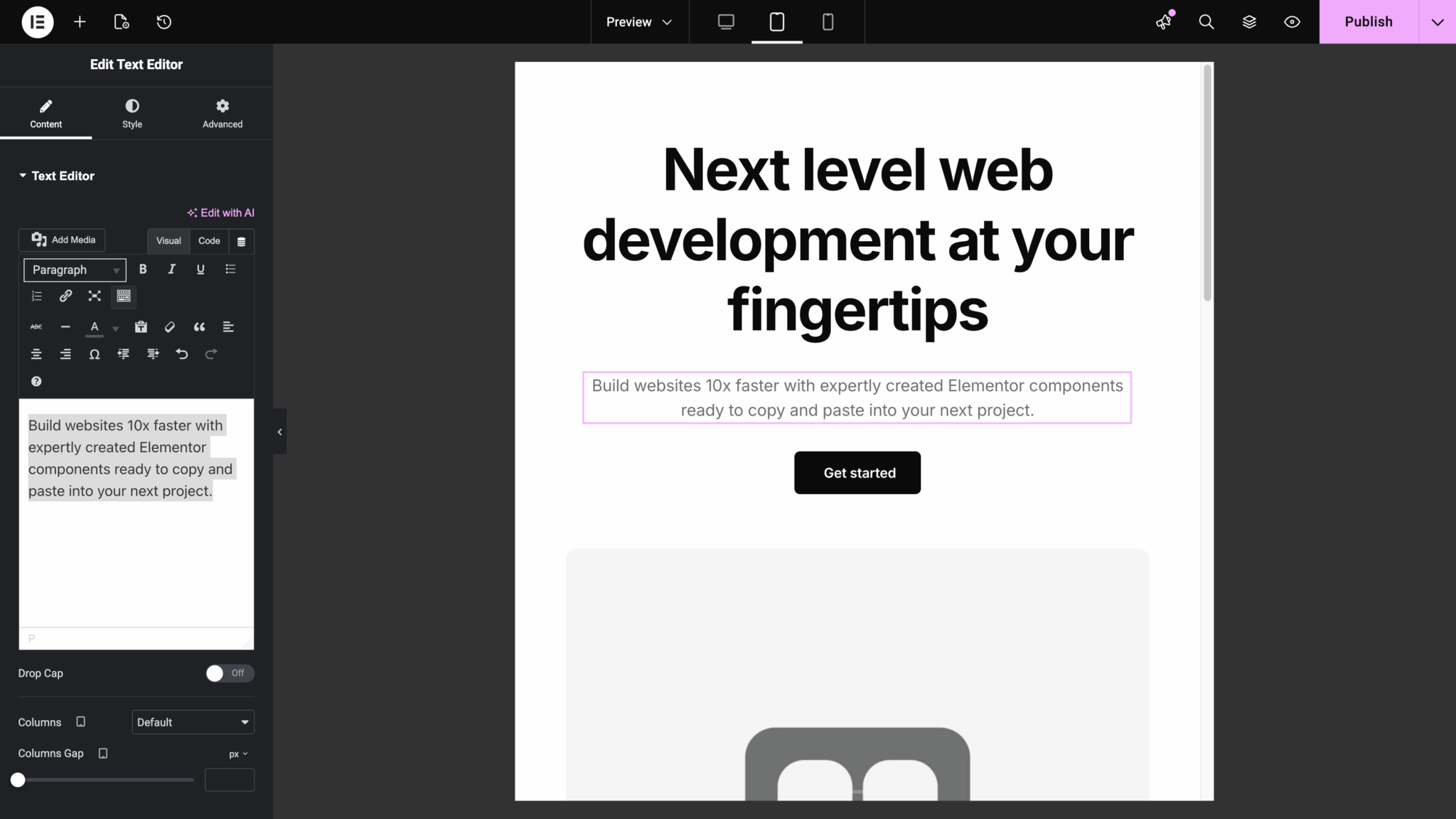 How to Create an Elementor Hero Section (Fast)