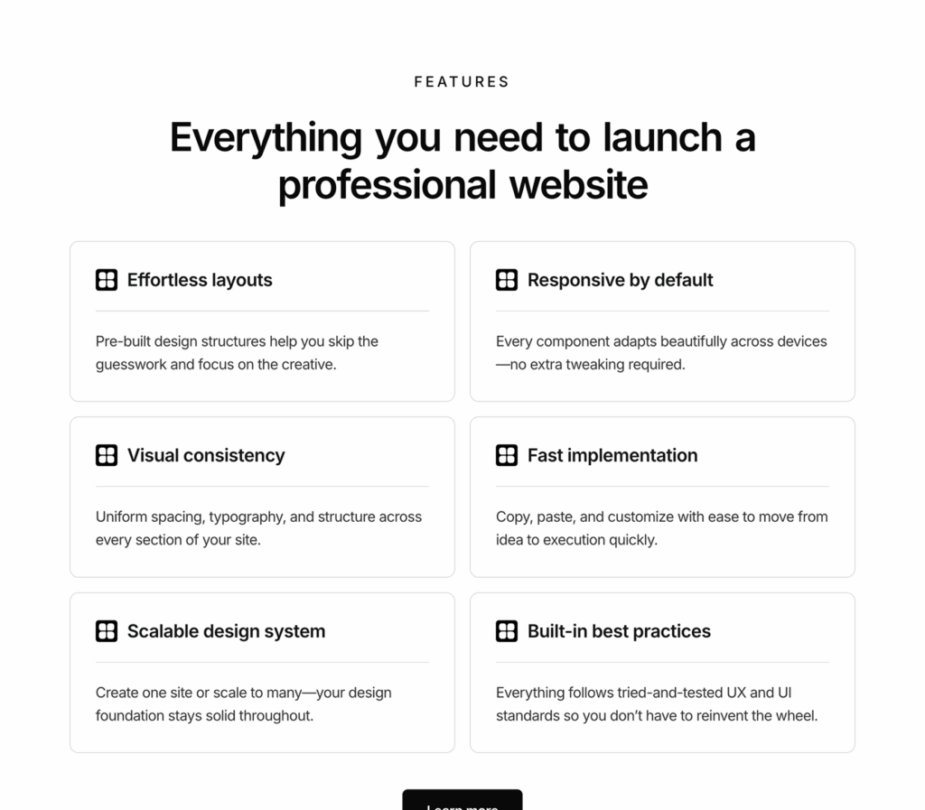 Professional Elementor Component Library | 230+ Copy and Paste Layouts